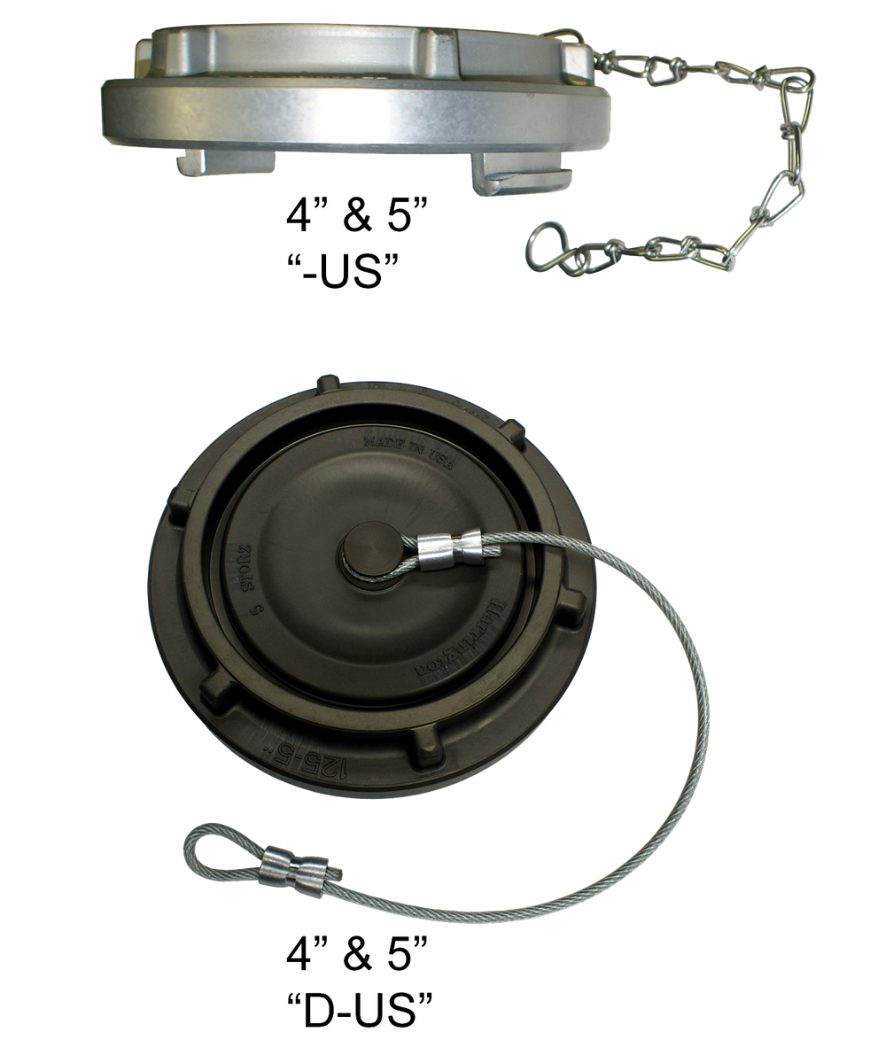 Storz blind cap 4" (100) with chain Anodized (AWG) – Continental Fire ...